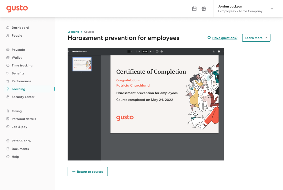 Gusto Employee Training: Features, Tips & Certification Info
