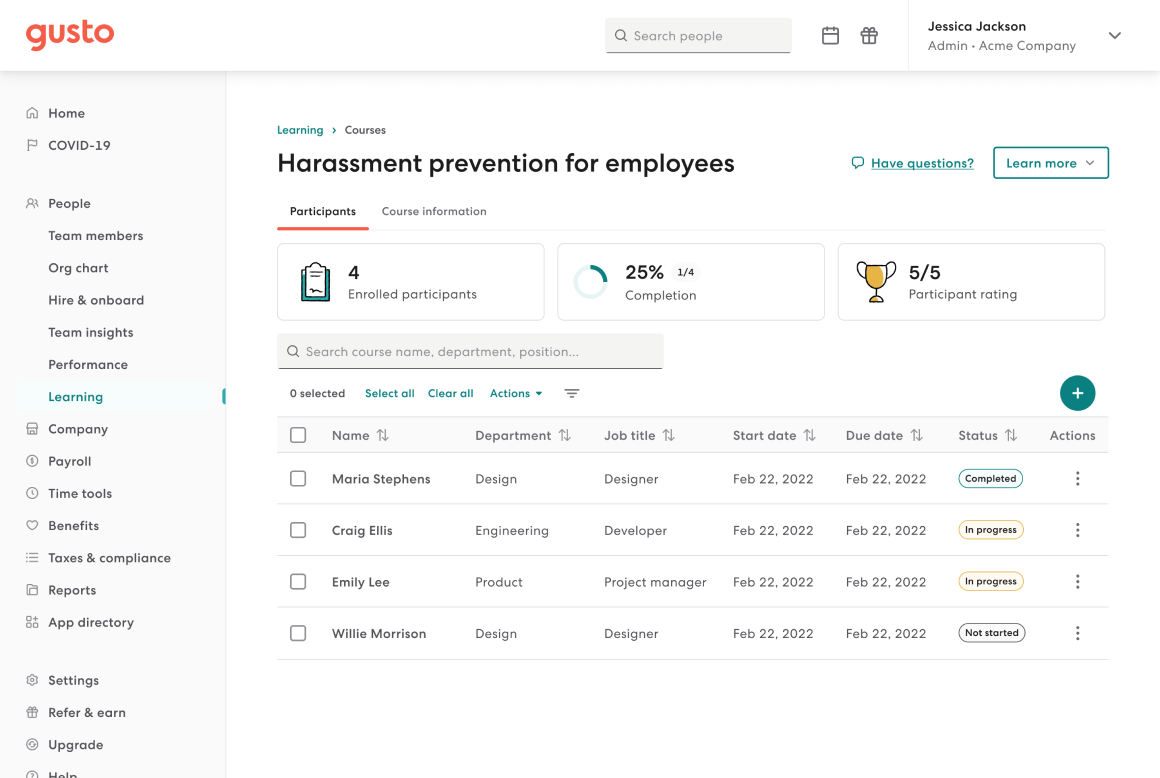 Gusto Employee Training: Features, Tips & Certification Info